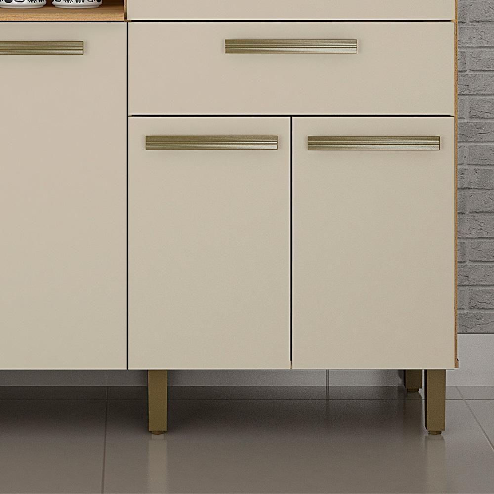 Armário Compacto Valdemóveis7 P 2 Gavetas Cinamomo/Off White - Mais ...