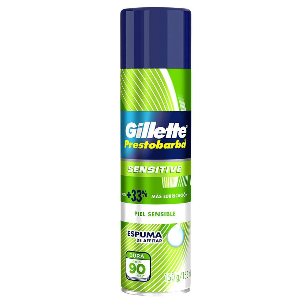 Espuma Barbear Prestobarba Sensitive Skin 150g